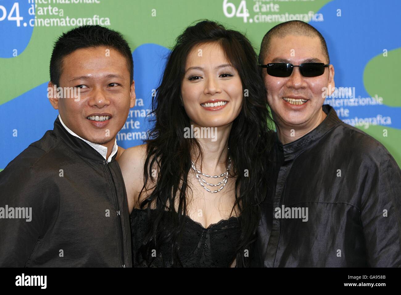 (from left to right) Lee Kang-sheng, Yin Shin and Tsai Ming-liang ...