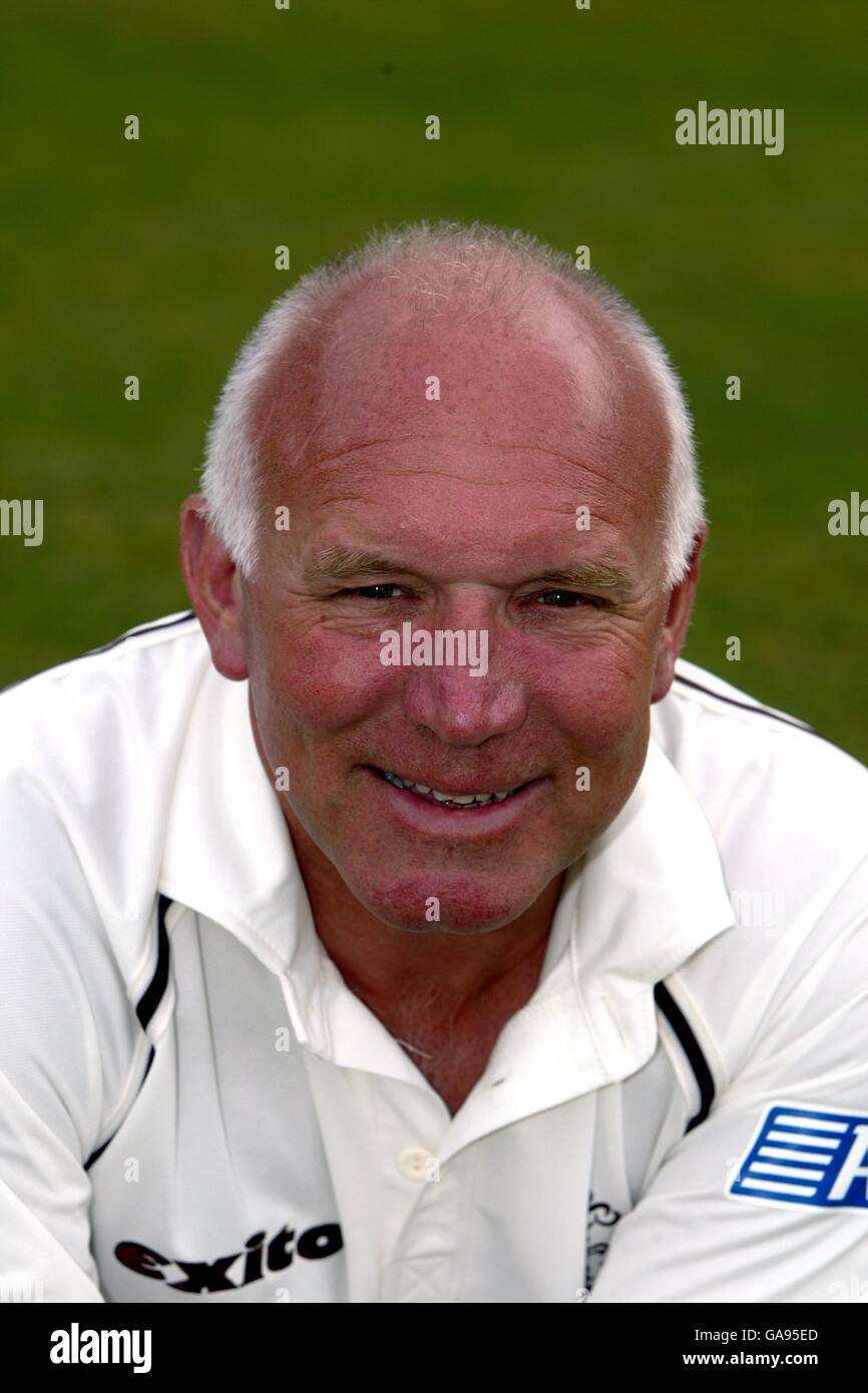Cricket - Surrey CCC Press Day. Surrey CCC's coach Alan Butcher Stock ...