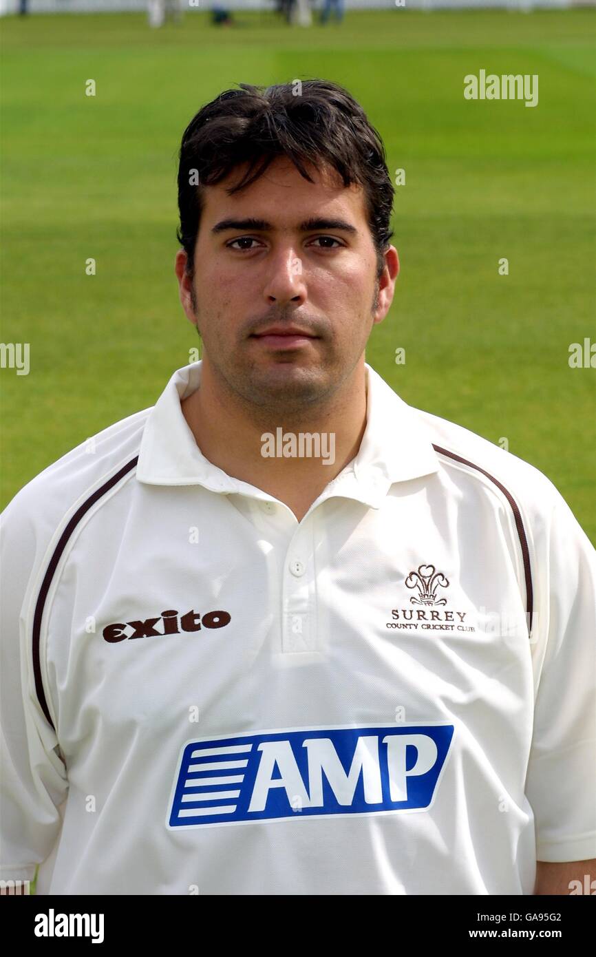Cricket - Surrey CCC Press Day. James Ormond, Surrey CCC Stock Photo ...