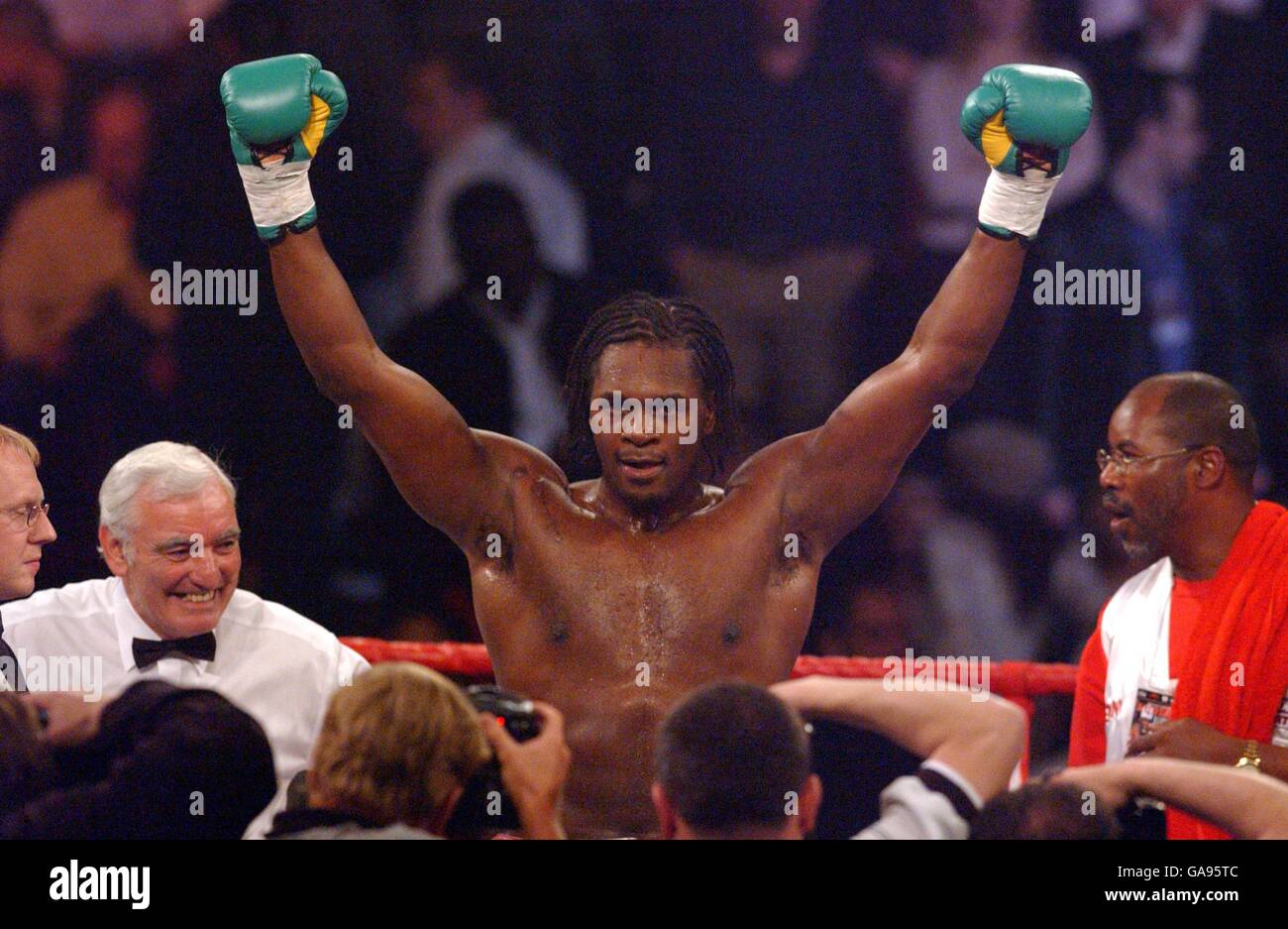 Boxing - Heavyweight Bout - Audley Harrison v Julius Long Stock Photo ...