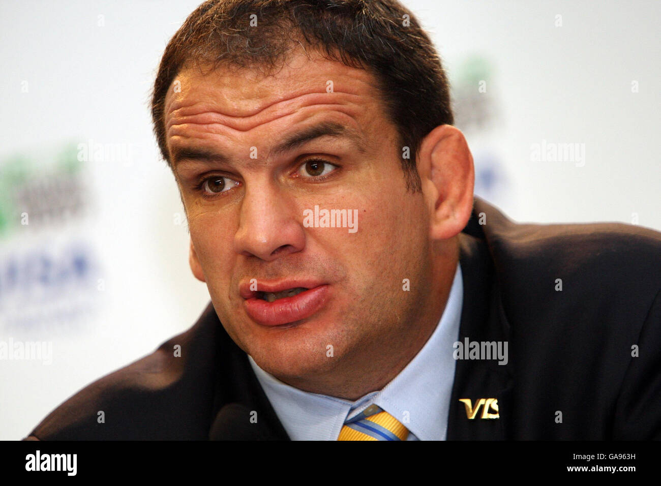 Rugby union martin johnson martinjohnsoncollection hi-res stock ...