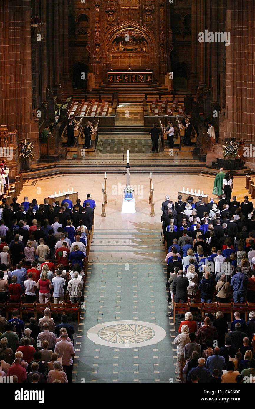 Rhys Jones Funeral Stock Photo - Alamy
