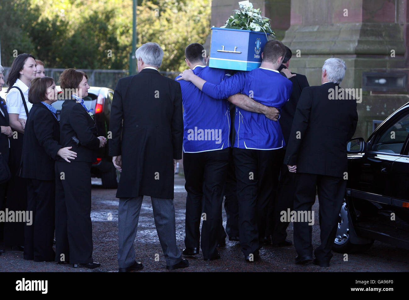Rhys Jones Funeral Stock Photo - Alamy