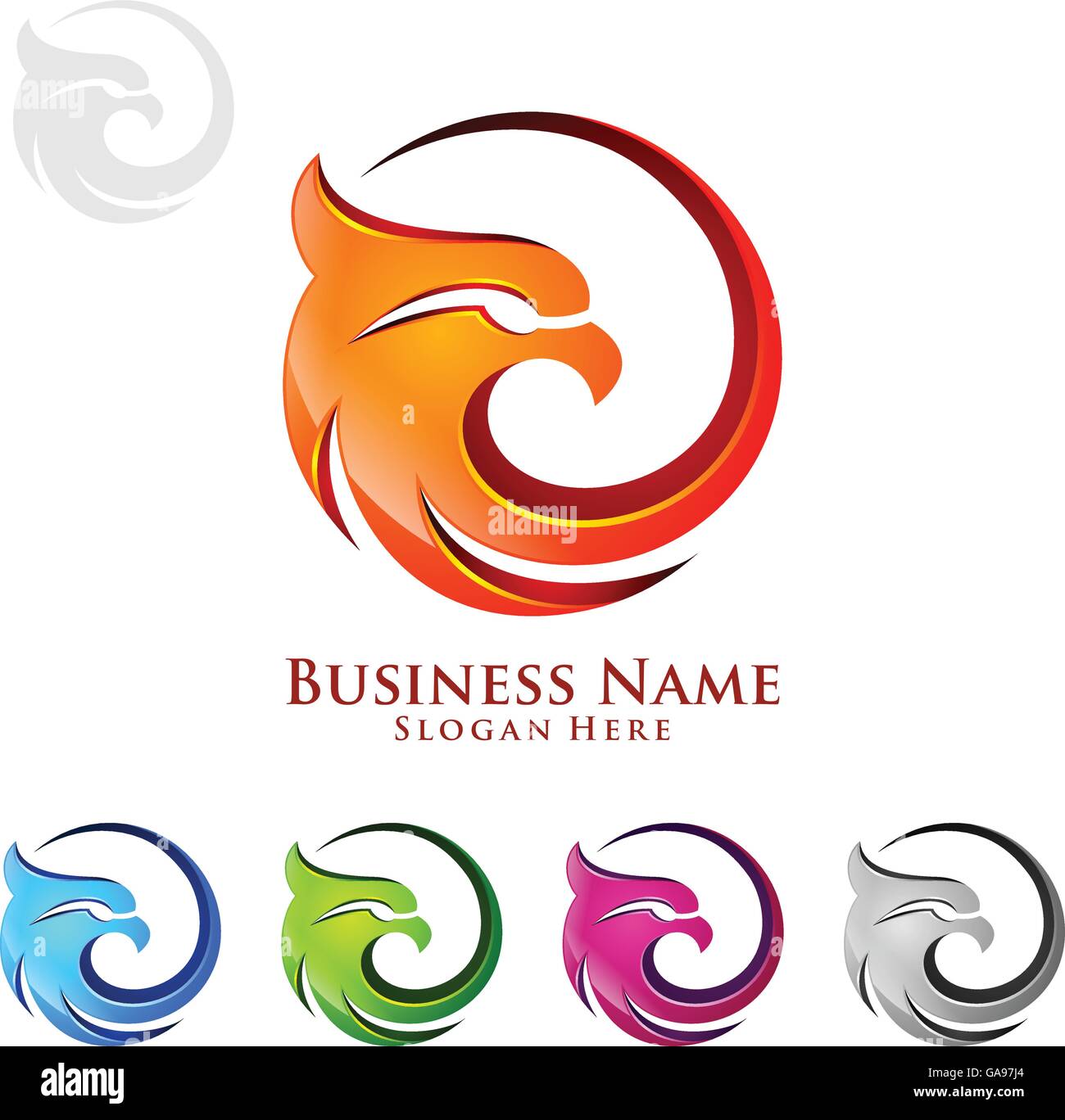 Eagle fly logo design, vector of eagle Bird ,Falcon, Hawk, isolated on ...