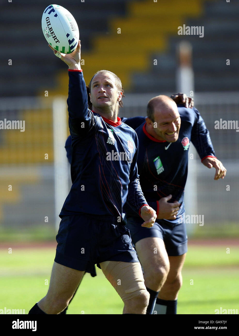 Rugby Union Training Mike Catt High Resolution Stock Photography and ...