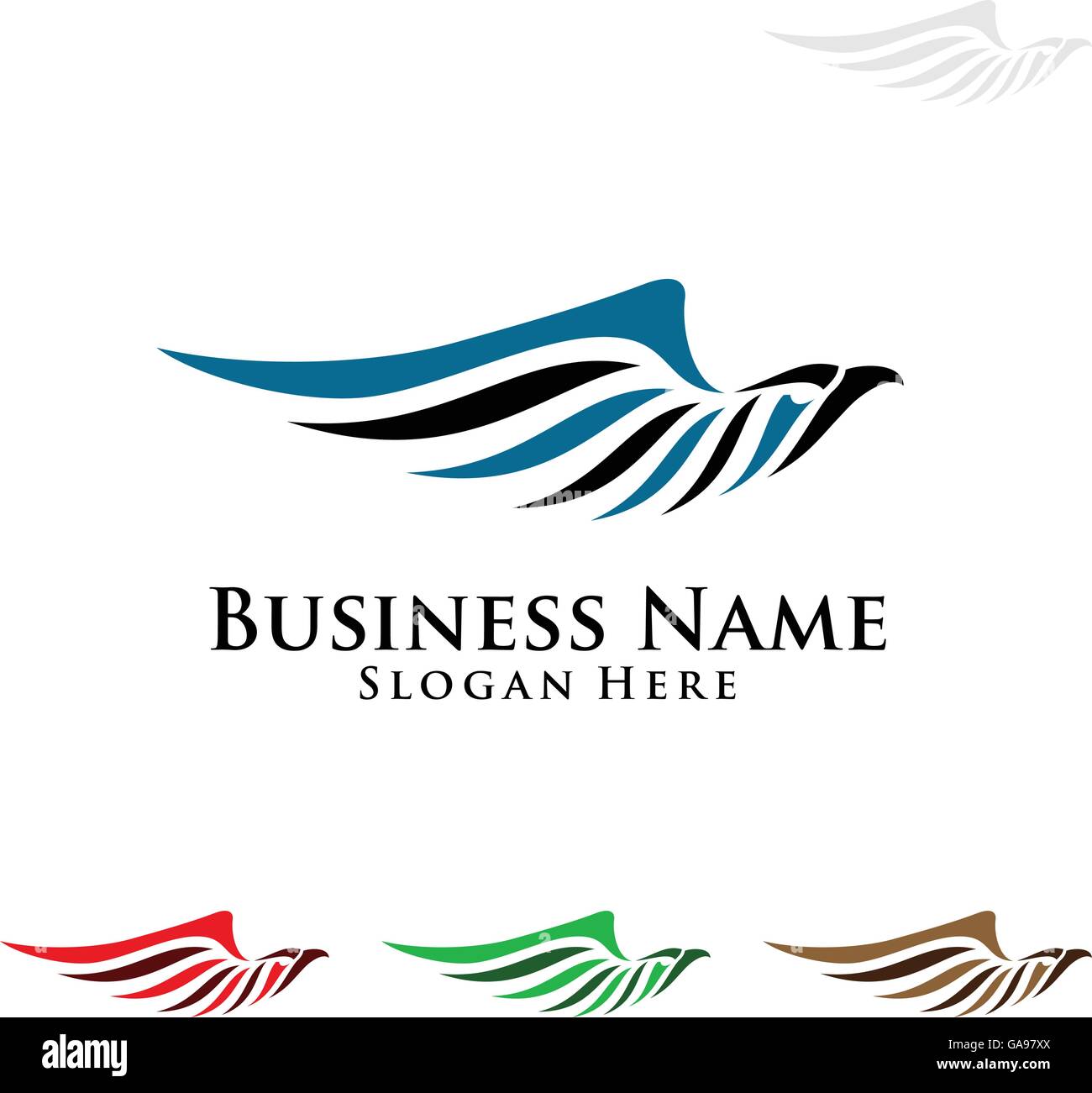 Eagle fly logo design, vector of eagle Bird ,Falcon, Hawk, isolated on ...