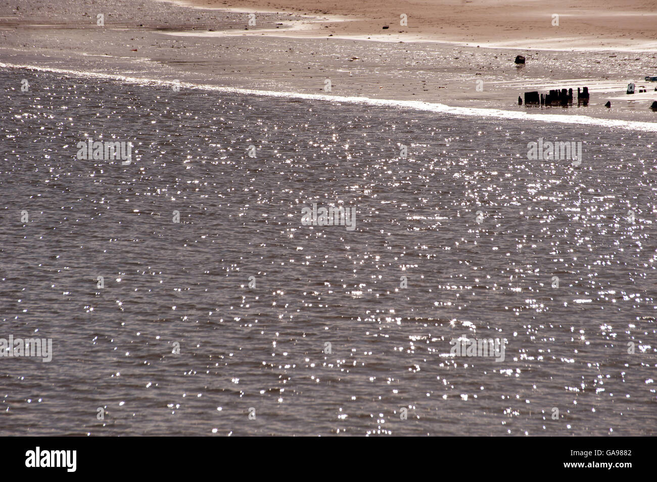 Sandhaven beach, South Shields, South Tyneside Stock Photo - Alamy