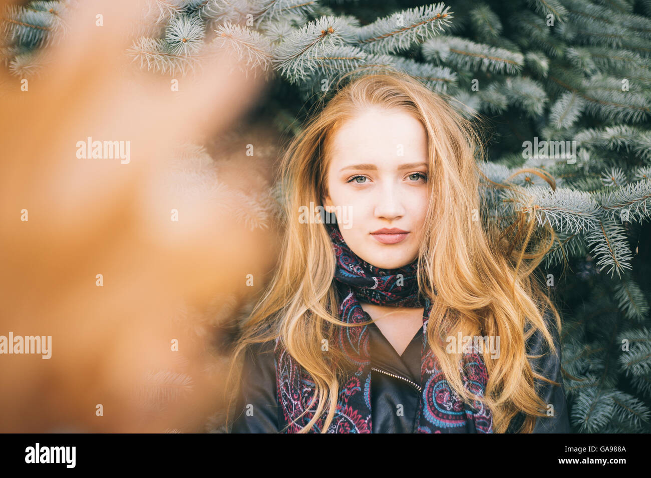 Girl pine hi-res stock photography and images - Alamy
