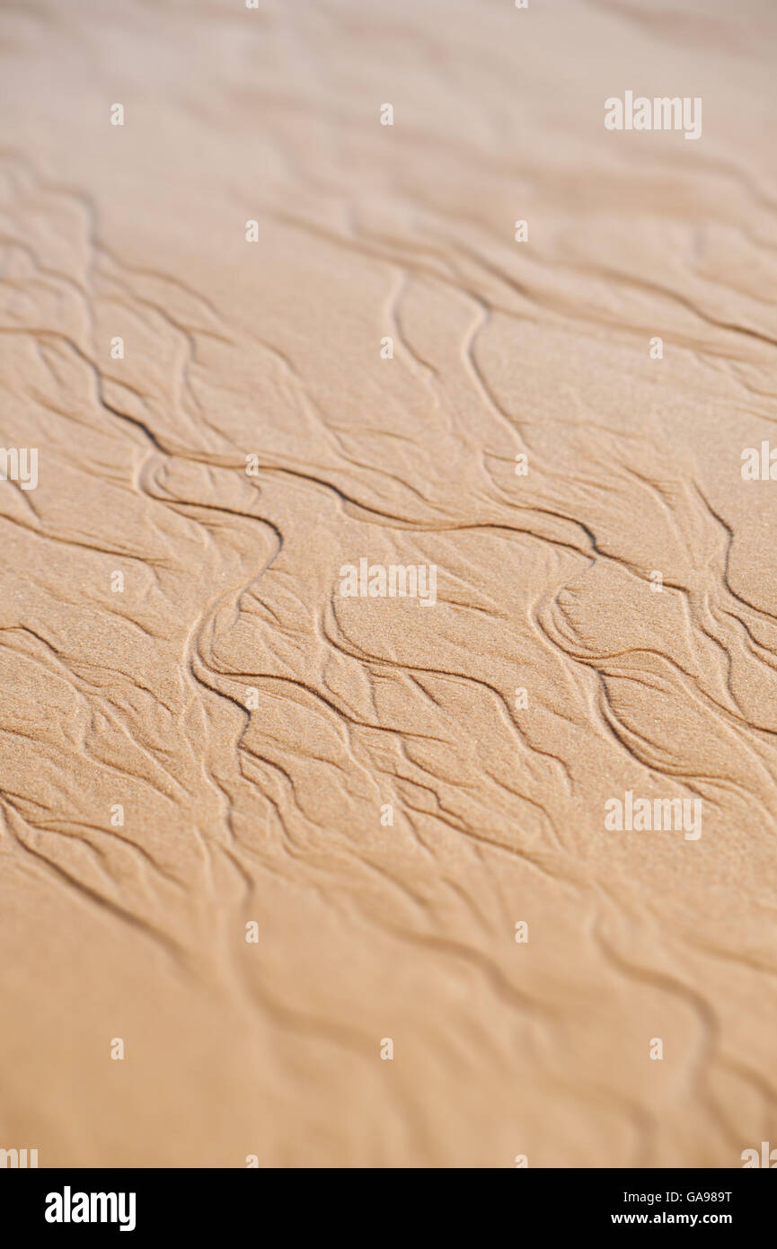 Patterns in the sand, Sandhaven beach, South Shields, South Tyneside ...