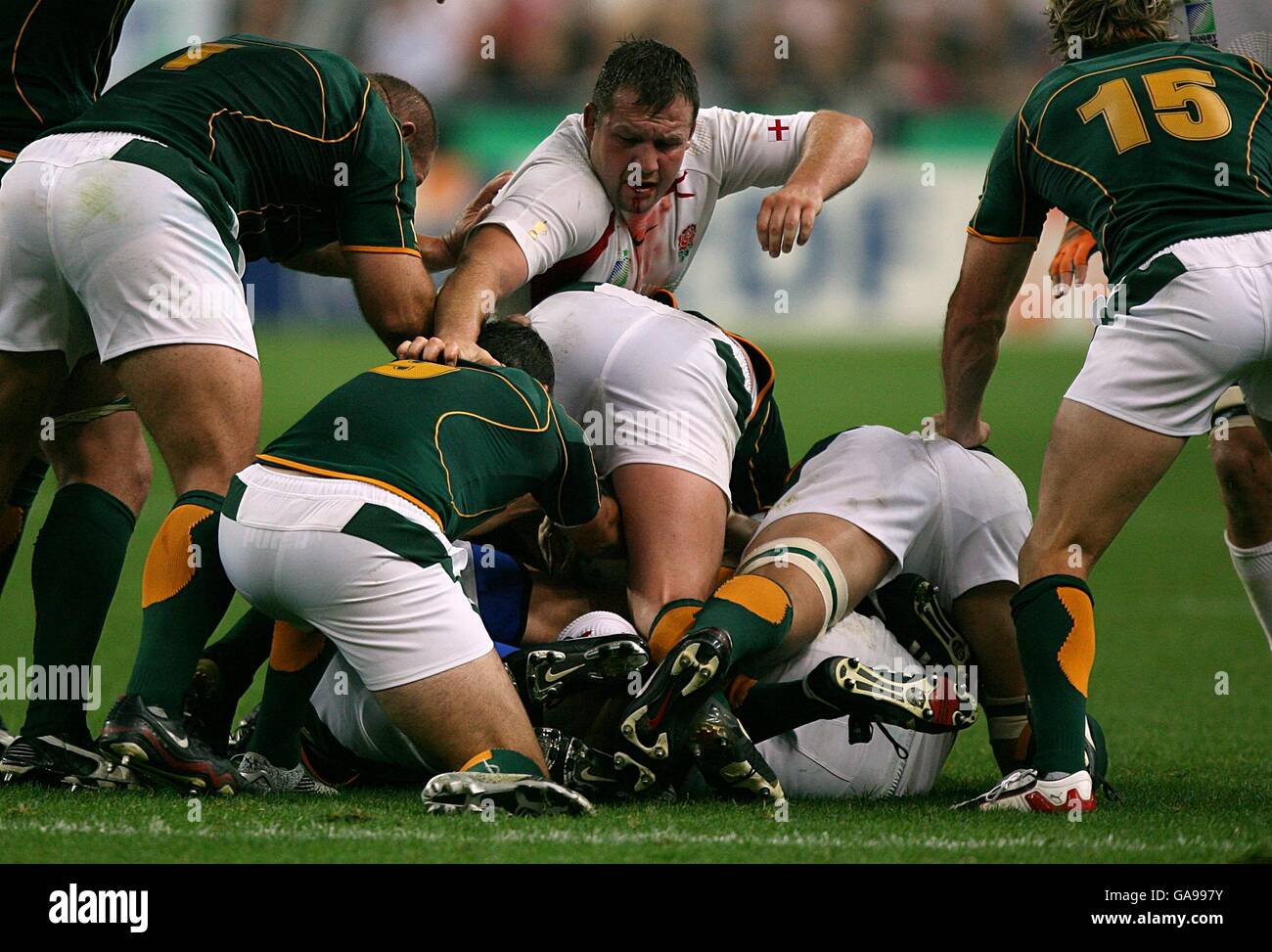 Rugby Union - IRB Rugby World Cup 2007 - Pool A - England v South ...