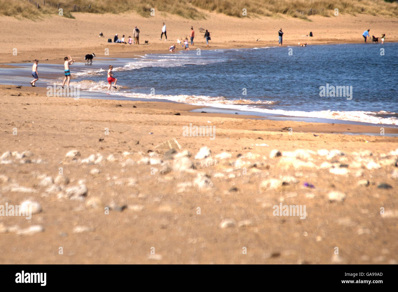Sandhaven beach, South Shields, South Tyneside Stock Photo - Alamy
