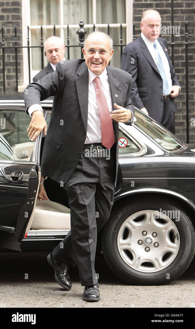 Guiliani visits the UK Stock Photo - Alamy