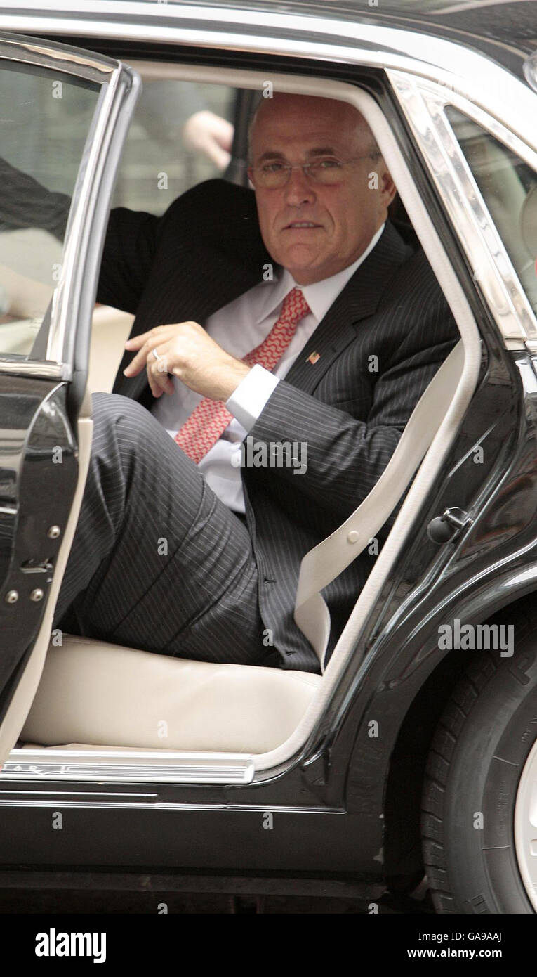 Guiliani visits the UK Stock Photo - Alamy