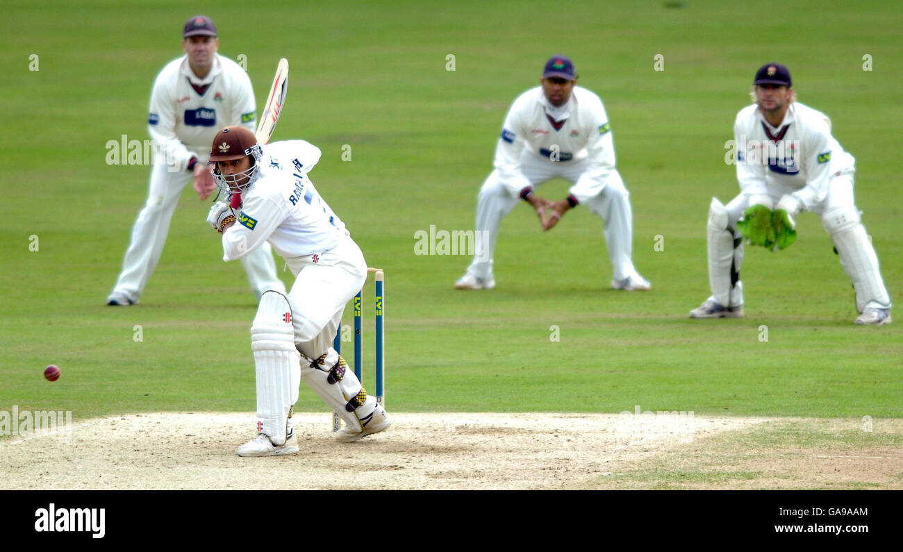 Mark ramprakash in batting action for england hi-res stock photography ...