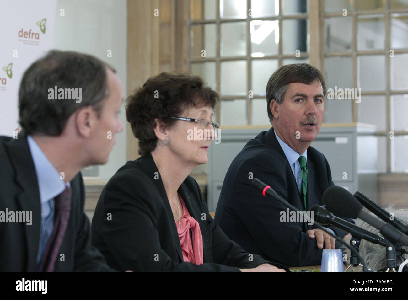 From left: Steven Morris, Defra Director of Communications and Debbie ...