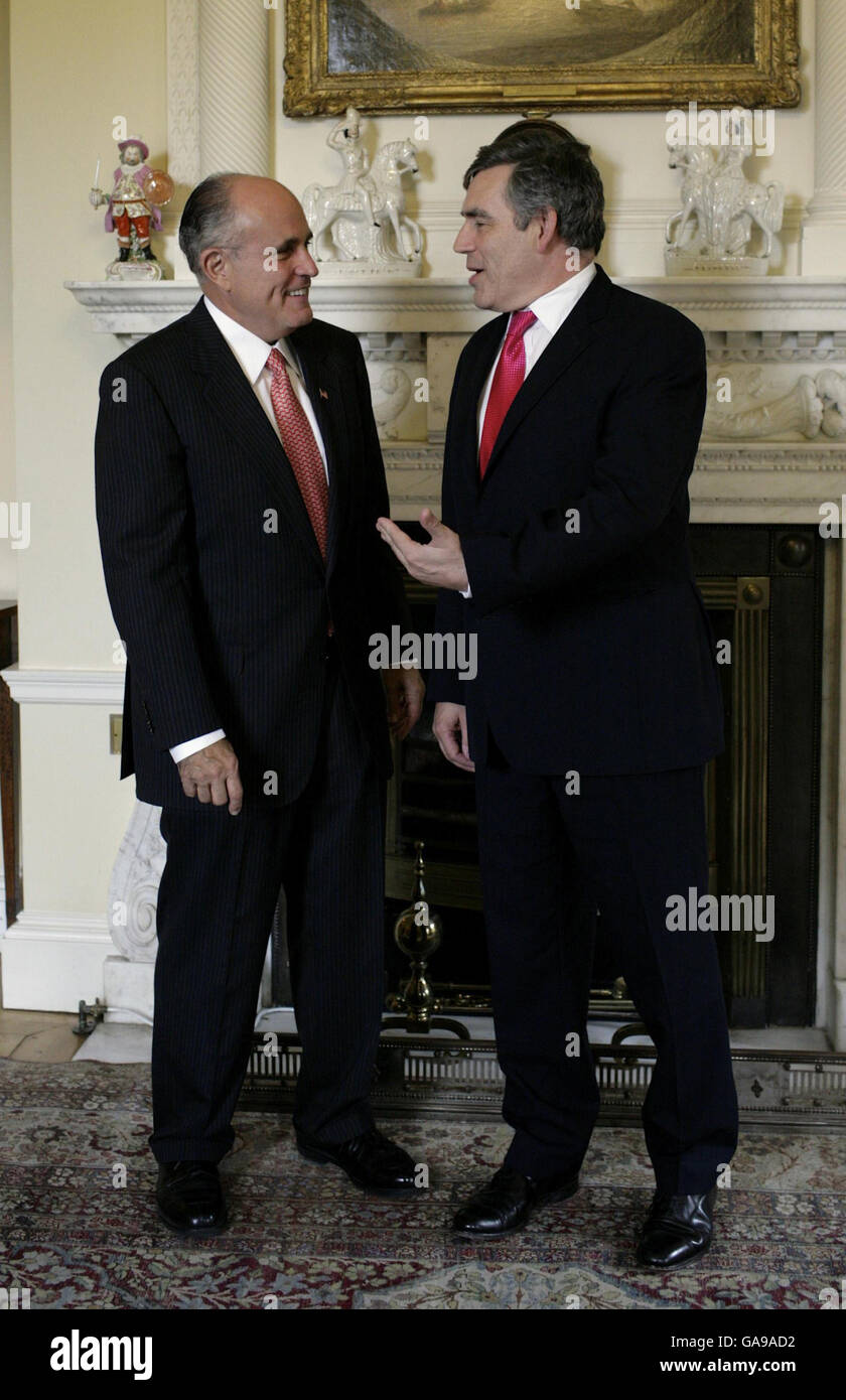 Guiliani visits the UK Stock Photo - Alamy