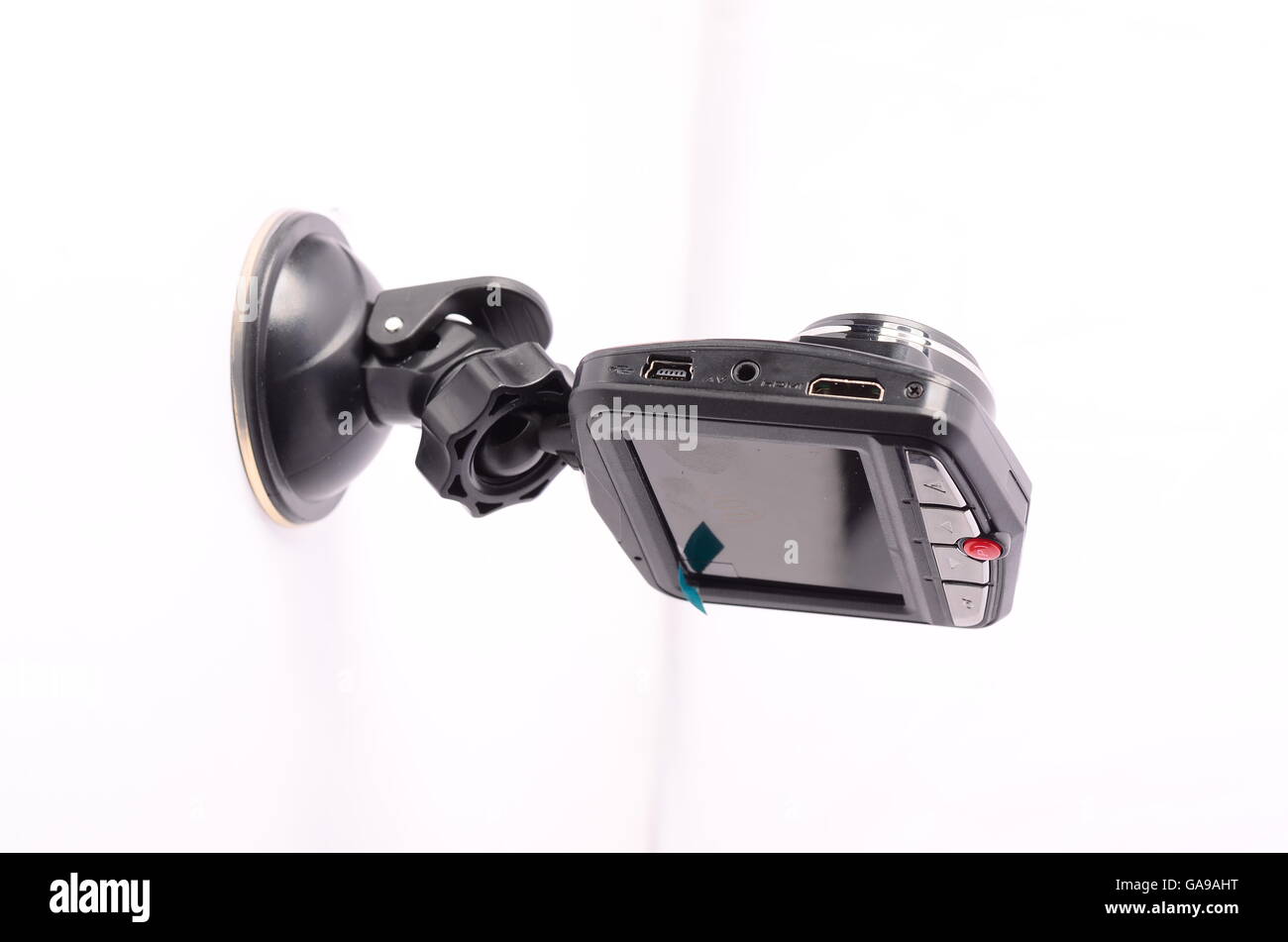Car DVR isolated on a white background Stock Photo - Alamy