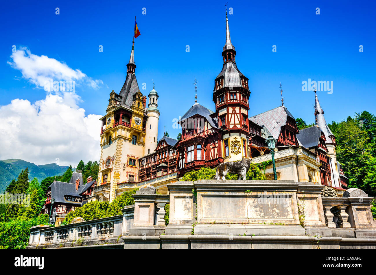 Royal castle peles hi-res stock photography and images - Alamy