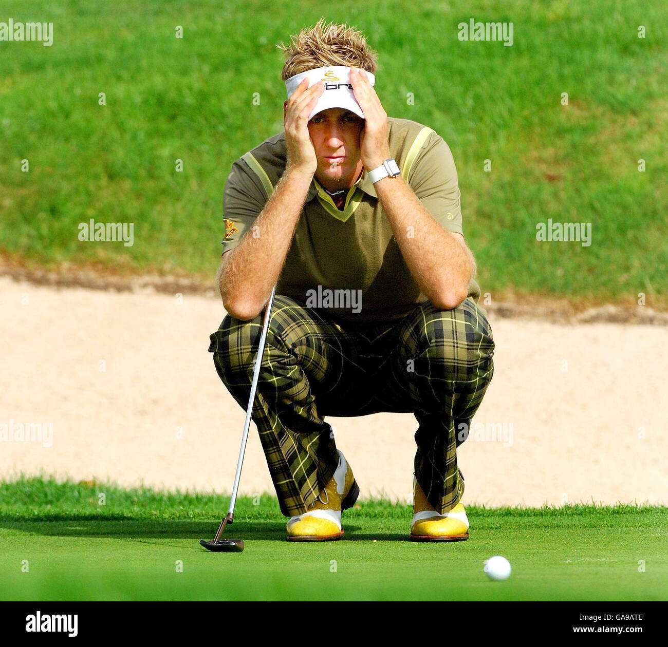 England's Ian Poulter during the Quinn Direct British Masters at The ...