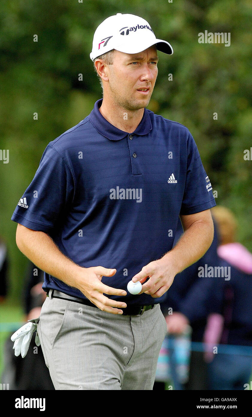 England's Mark Foster during during the Quinn Direct British Masters at ...