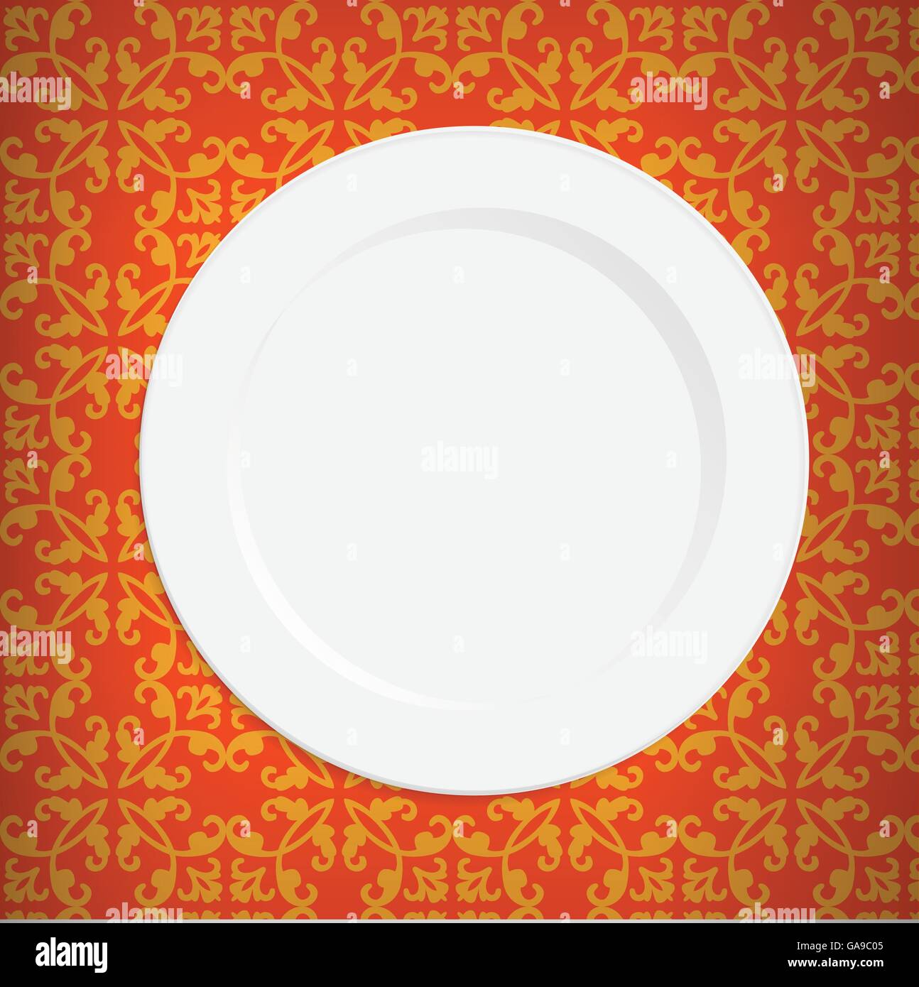 Old fashioned tablecloth Stock Vector Images - Alamy