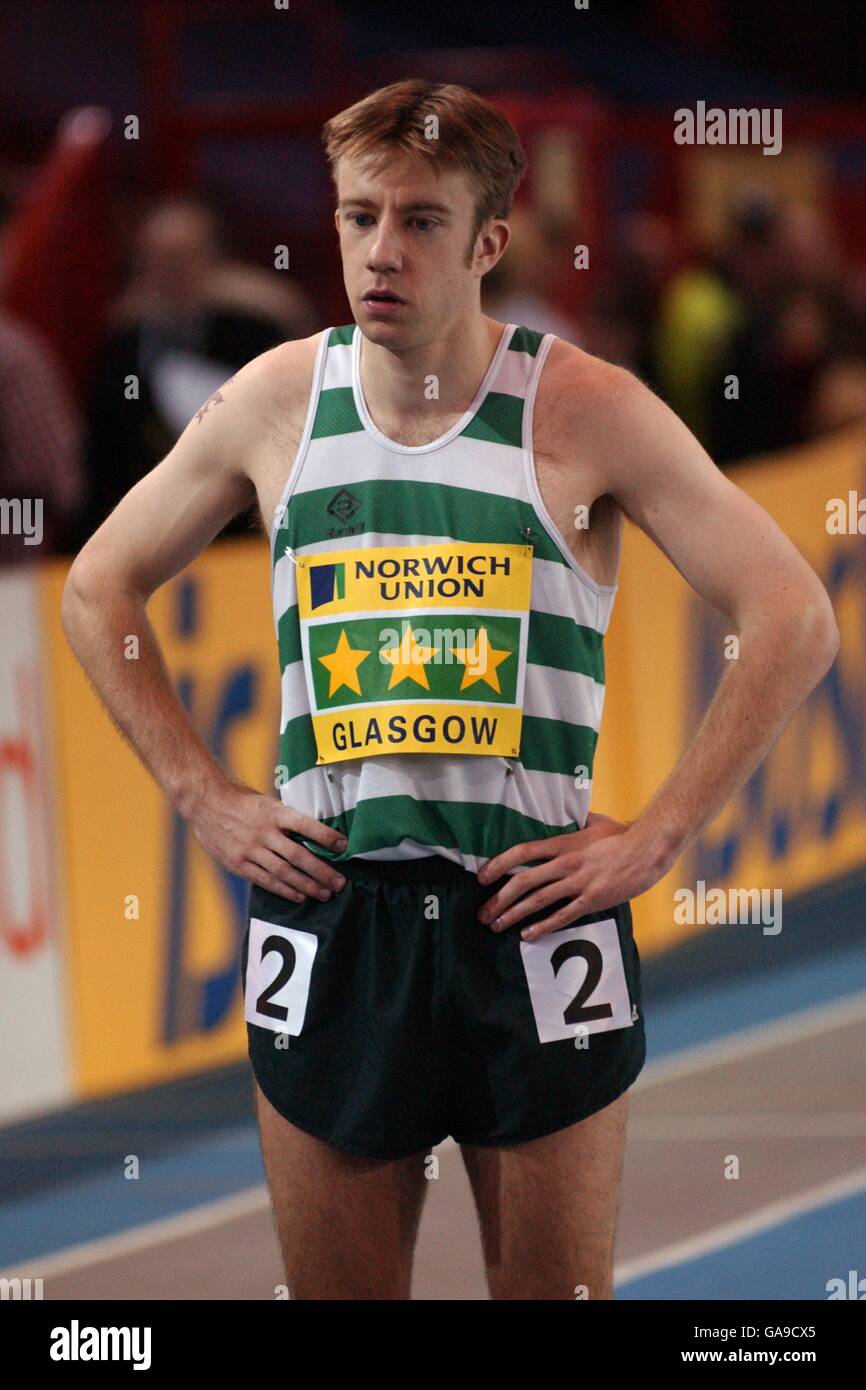 Great Britain's Matthew Shone before the start of the men's 800m race ...