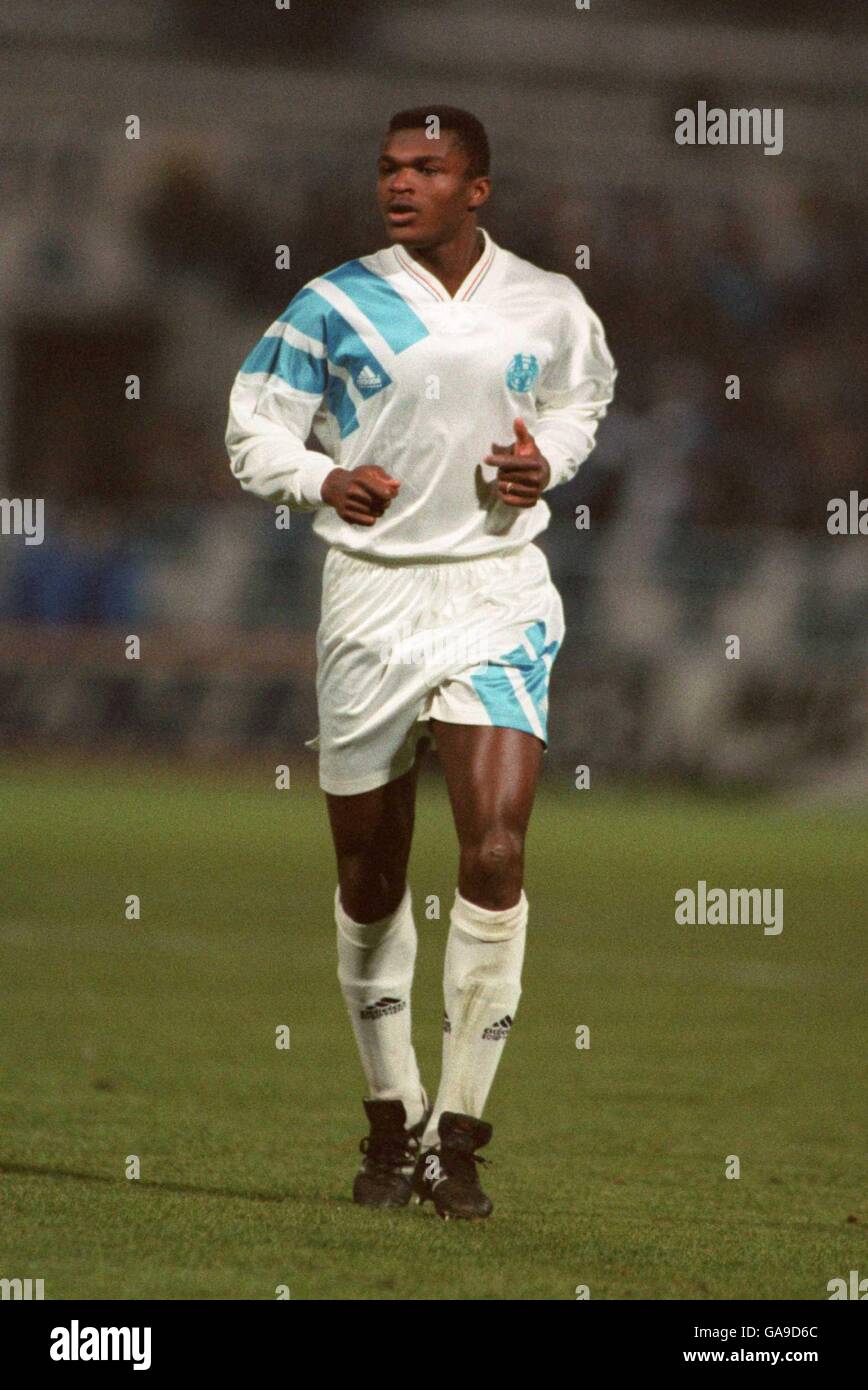 CHAMPIONS LEAGUE. MARCEL DESAILLY OLYMPIQUE DE MARSEILLE OLYMPIQUE DE ...