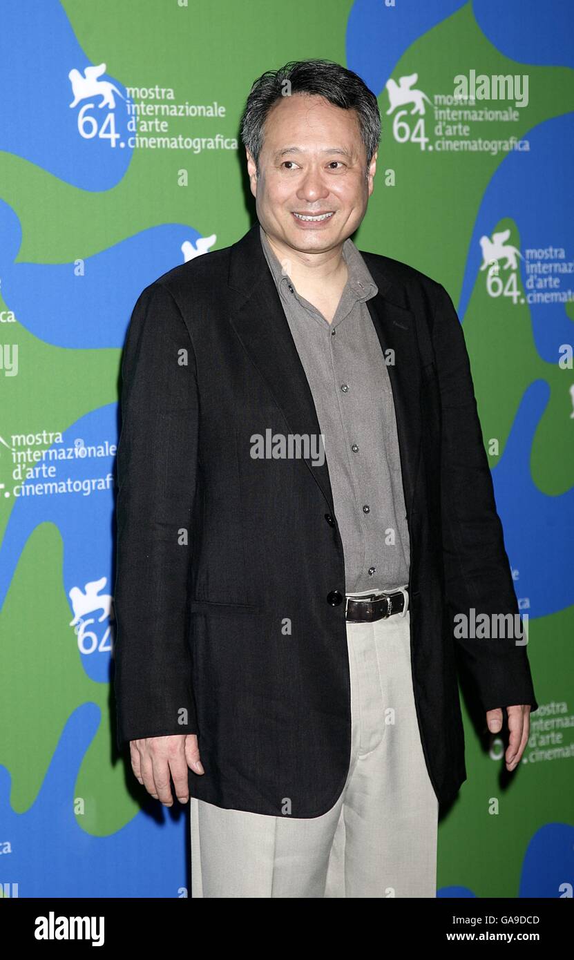 Director Ang Lee attends the photocall for film, Lust, Caution during ...