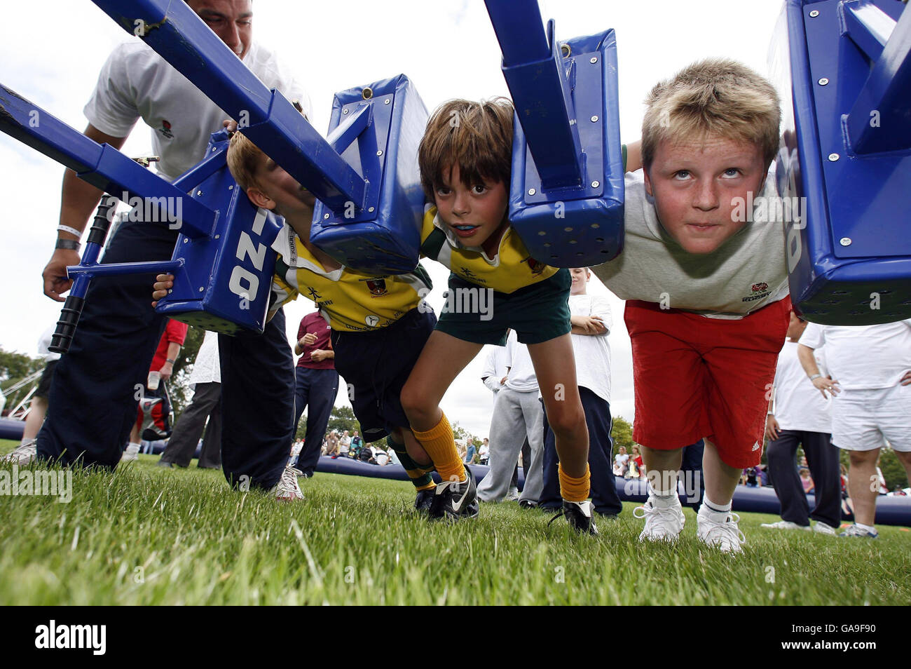 Rugby Union - England O2 Scrum In The Park - Regents Park. Children ...