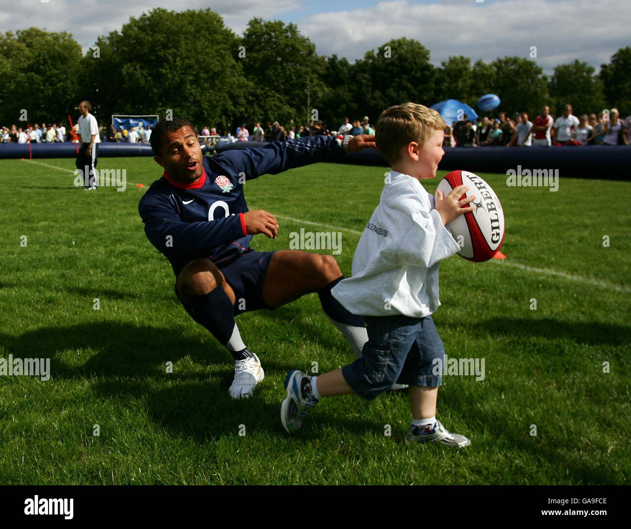 Rugby Union - England O2 Scrum In The Park - Regents Park. England's ...