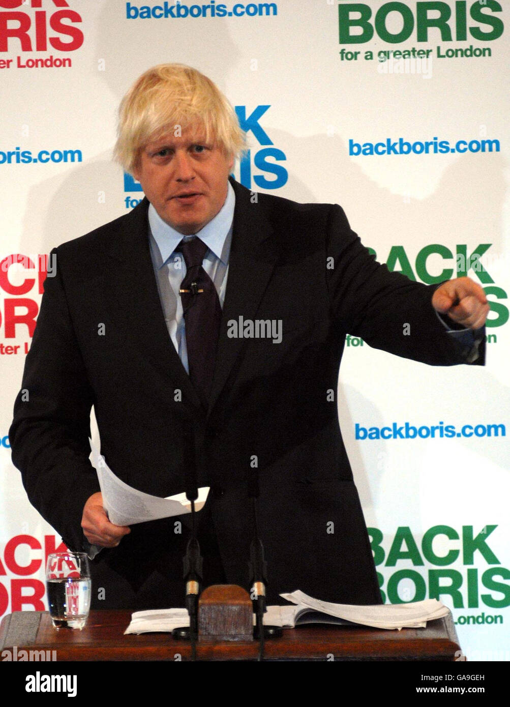 Boris launches London Mayor Campaign Stock Photo - Alamy