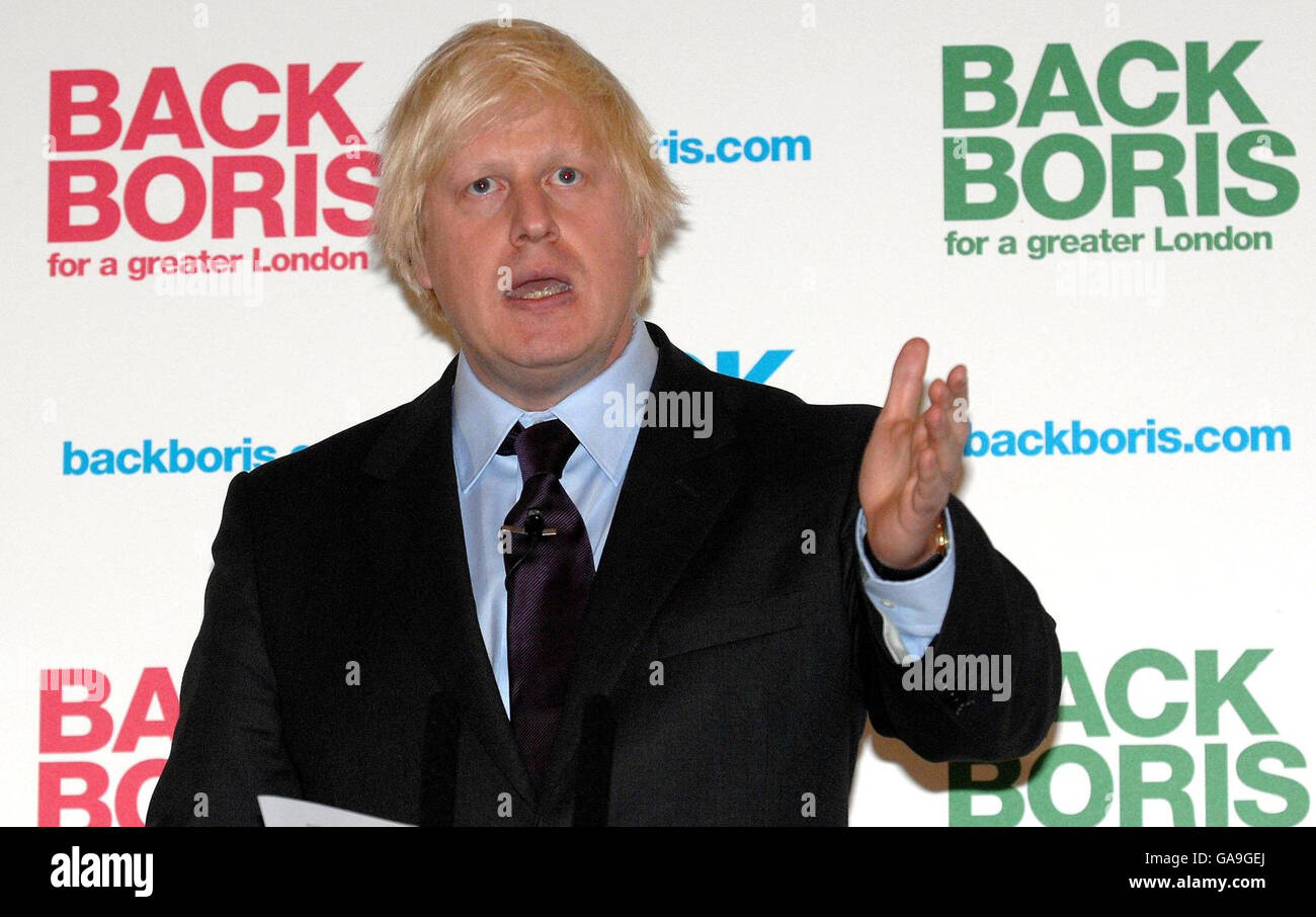 Boris launches London Mayor Campaign Stock Photo - Alamy