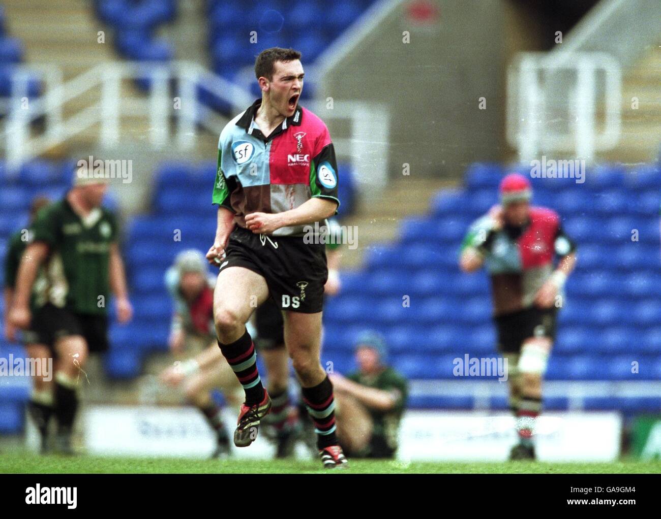 Nec harlequins david slemen hi-res stock photography and images - Alamy
