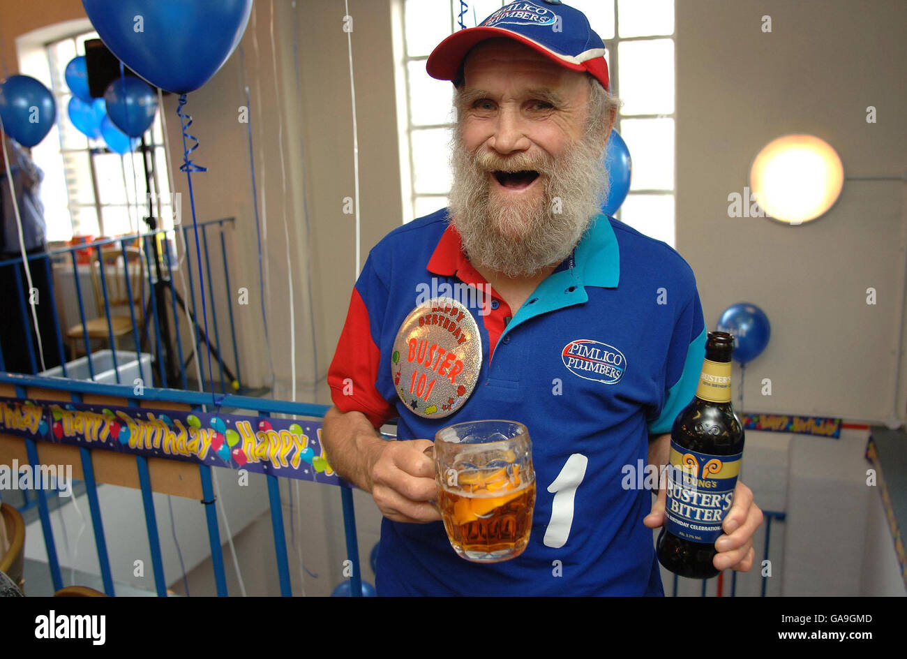 Buster Martin 101st Birthday Stock Photo - Alamy