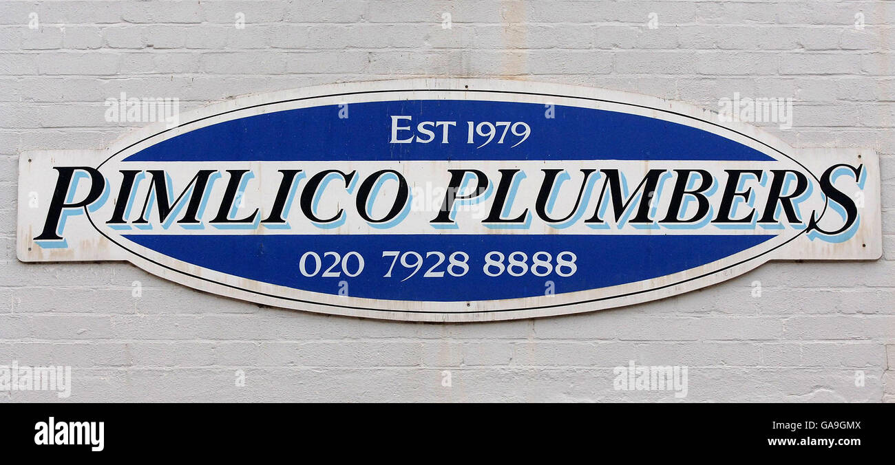 Pimlico plumbers hi-res stock photography and images - Alamy