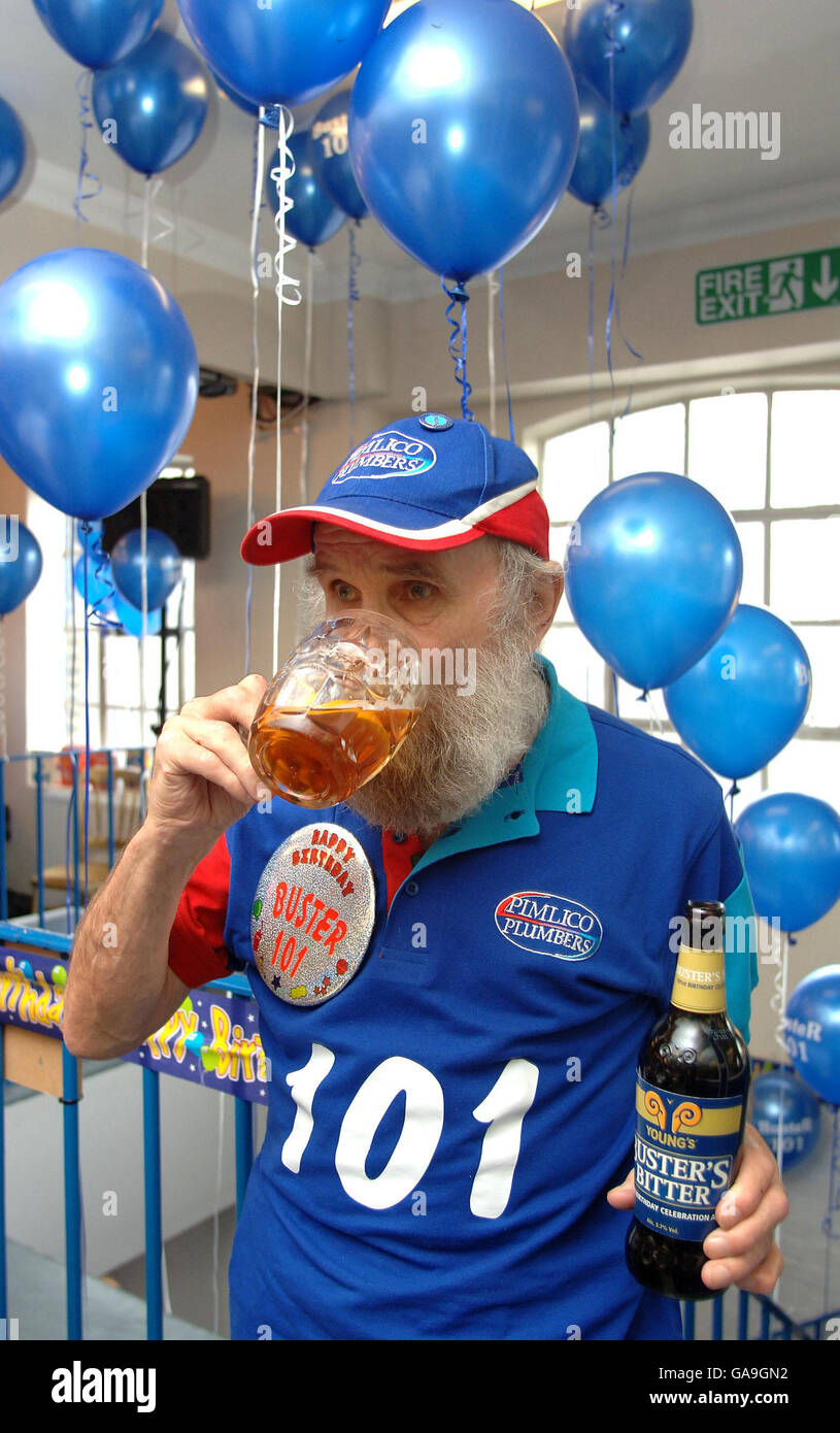 Buster Martin 101st Birthday Stock Photo - Alamy