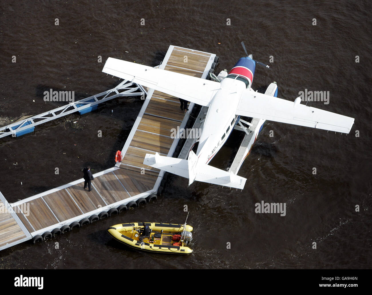 Europes First Seaplane Launched High Resolution Stock Photography and ...