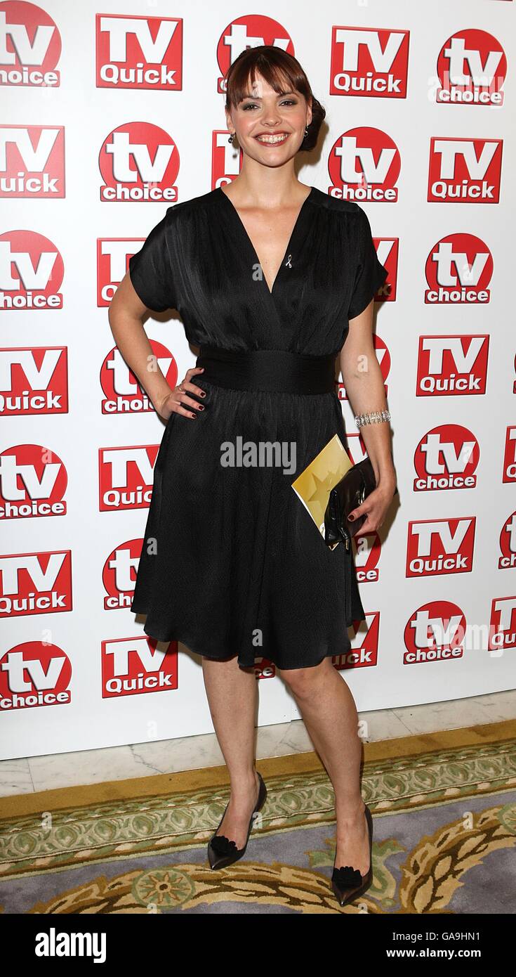 TV Quick and TV Choice Awards - Arrivals - London Stock Photo - Alamy