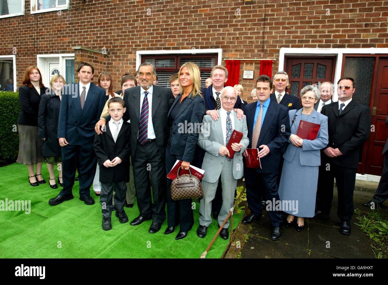 George Best outside his old family home after he recieved the freedom ...