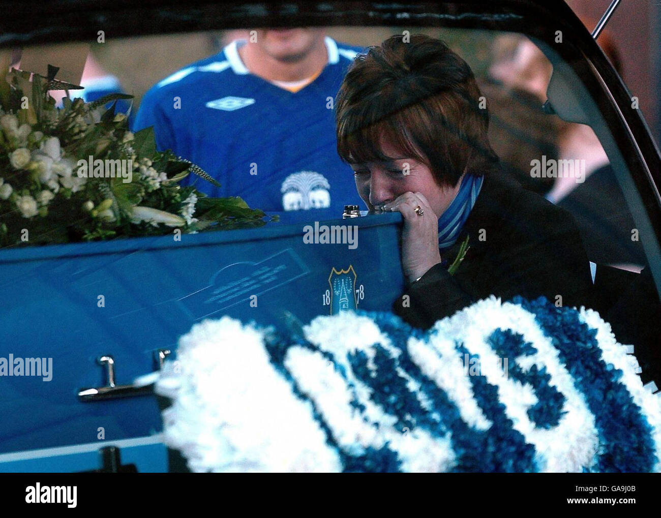 Rhys jones funeral hi-res stock photography and images - Alamy