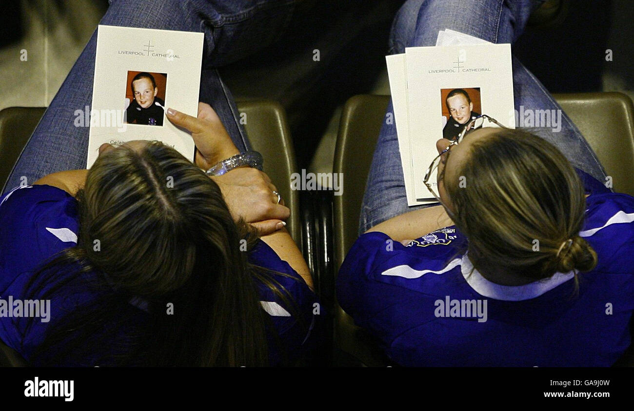 Rhys Jones Funeral Stock Photo - Alamy
