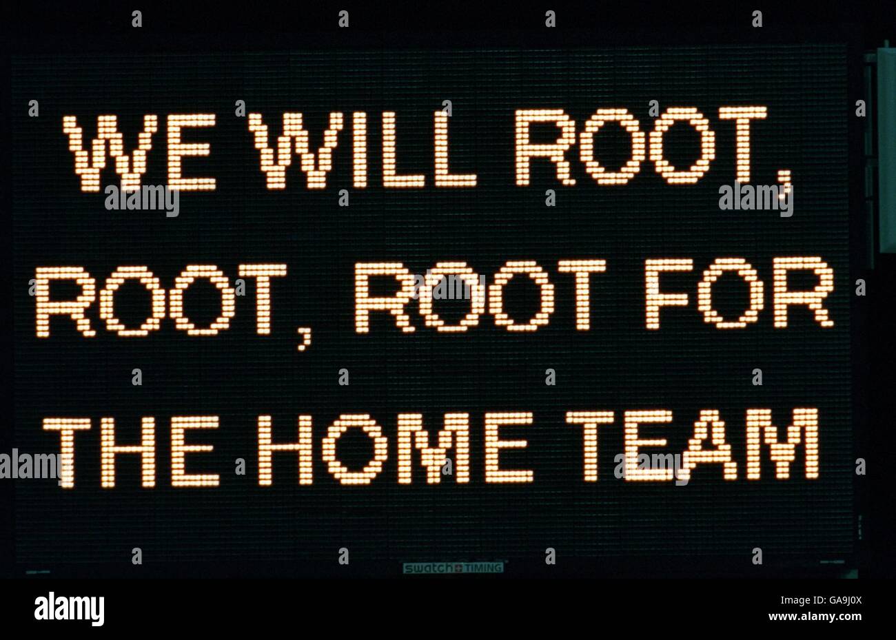 Sydney 2000 Olympics - Baseball - Final - USA v Cuba. The scoreboard ...