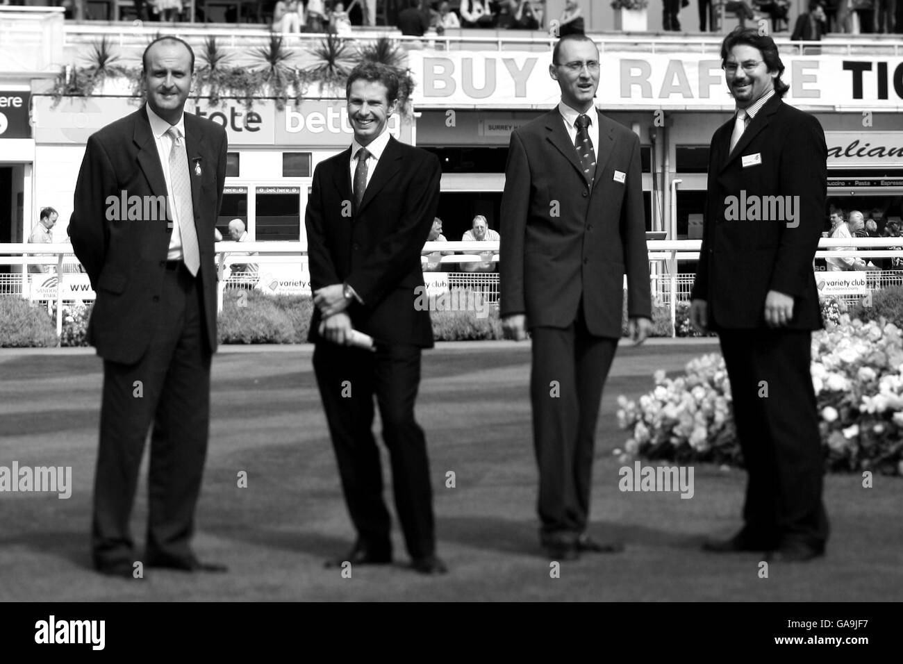 The Sandown Park Racecourse management team. L-R: Andrew Cooper, David ...