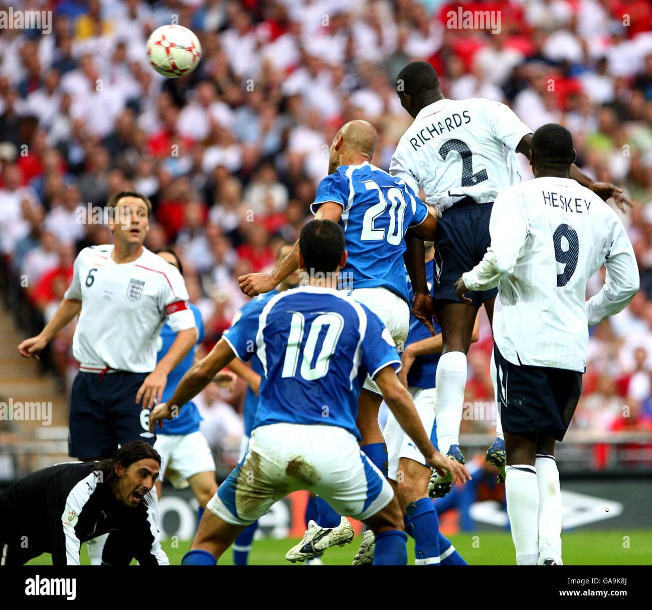 Micah richards england v israel hi-res stock photography and images - Alamy