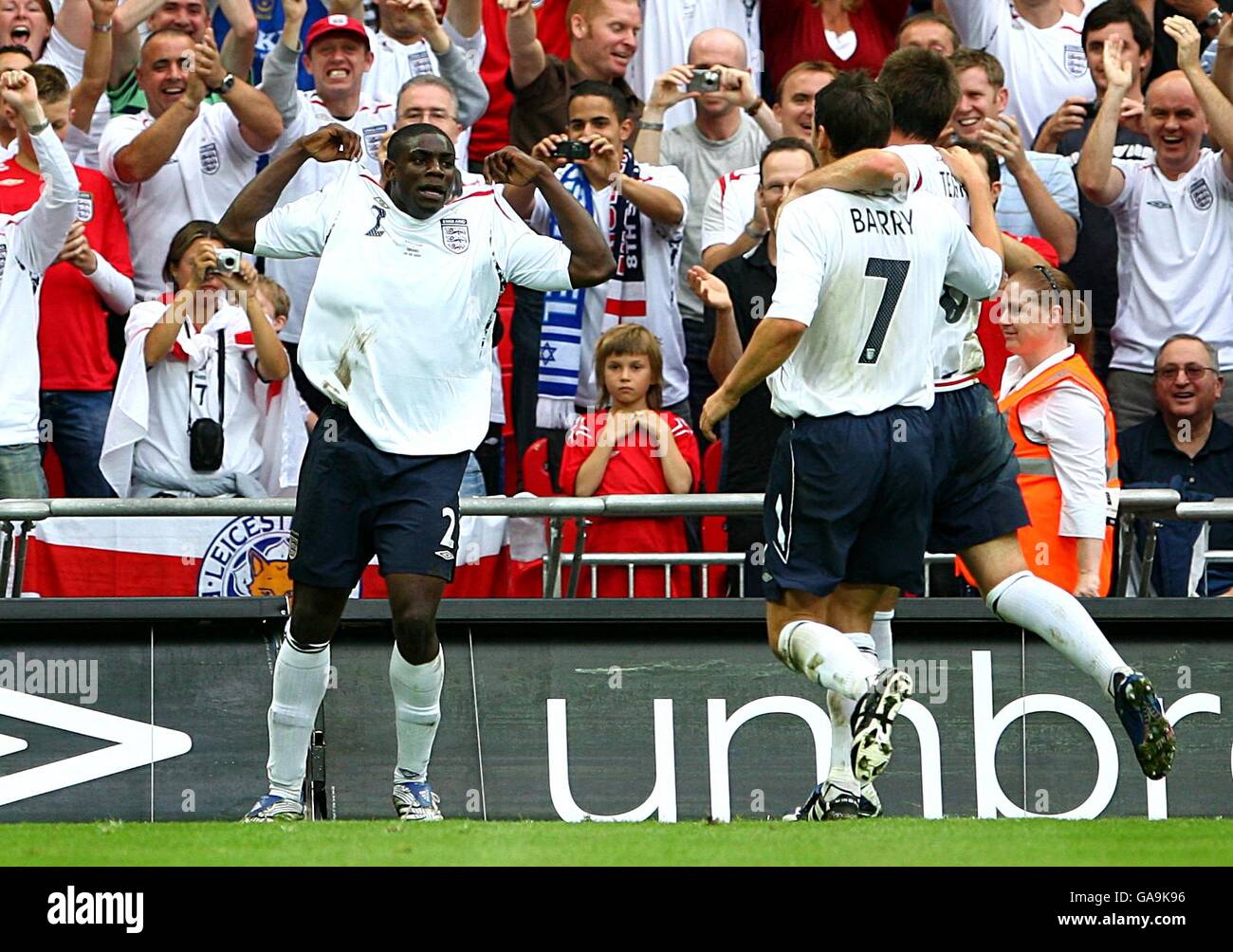 Micah richards england v israel hi-res stock photography and images - Alamy