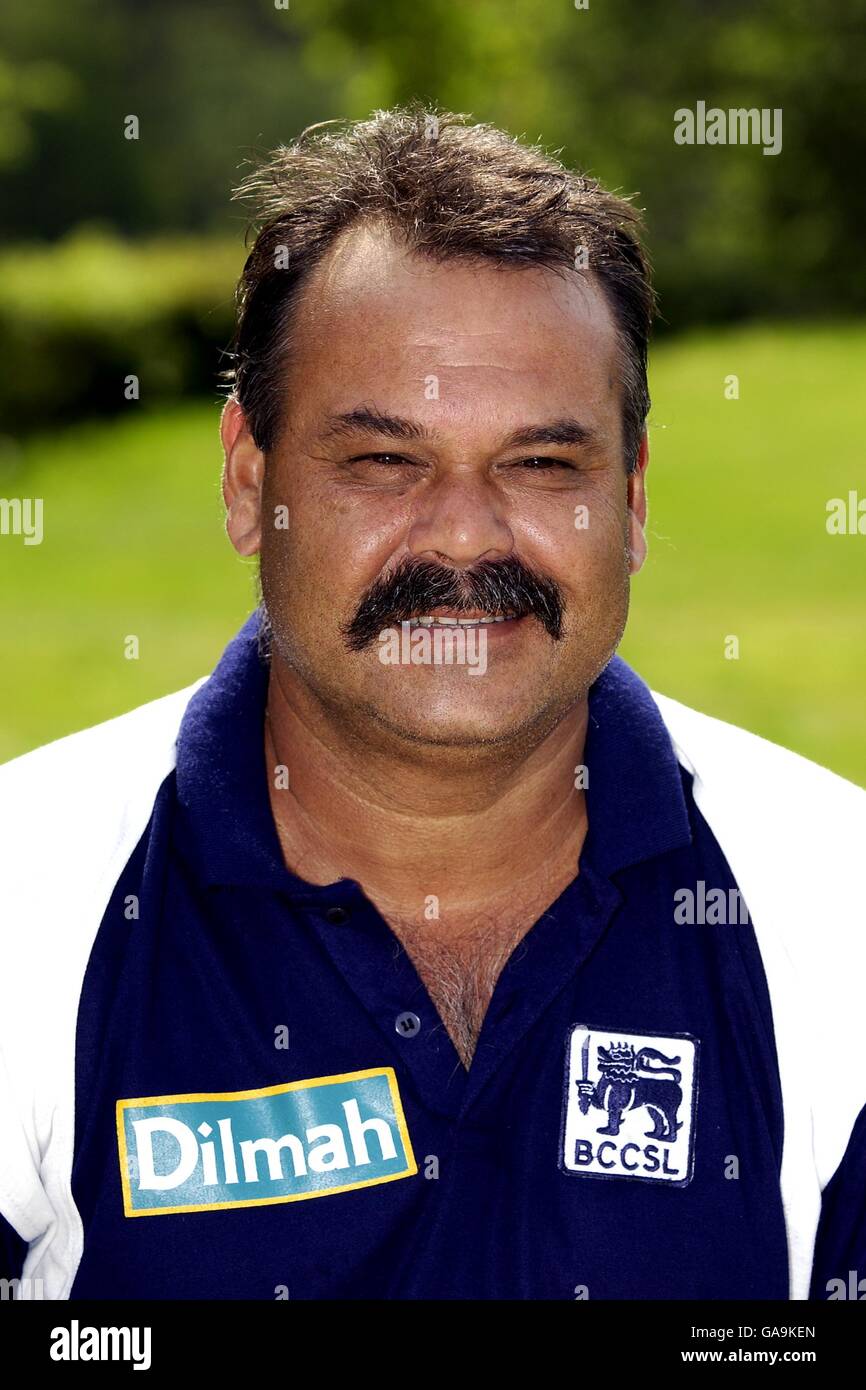 Cricket, Sri Lanka Photocall. Dav Whatmore, Sri Lanka Coach Stock Photo ...