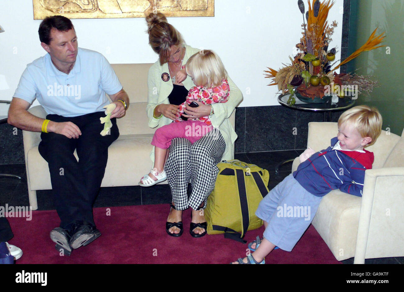 Parents of Madeleine McCann, Kate and Gerry, with their two children ...