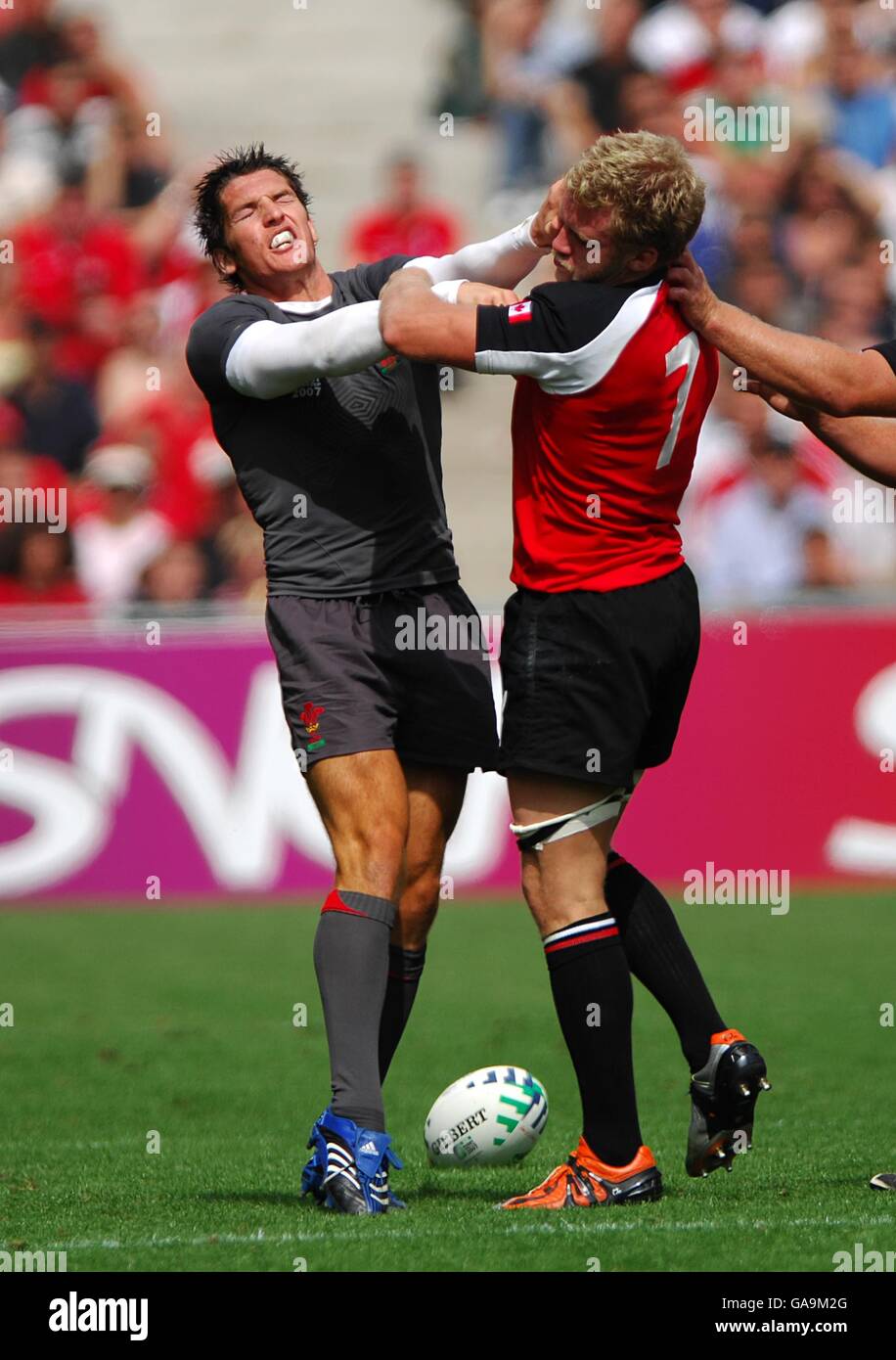 Rugby Union - IRB Rugby World Cup 2007 - Pool B - Wales v Canada - Stade de la Beaujoire. Wales ...