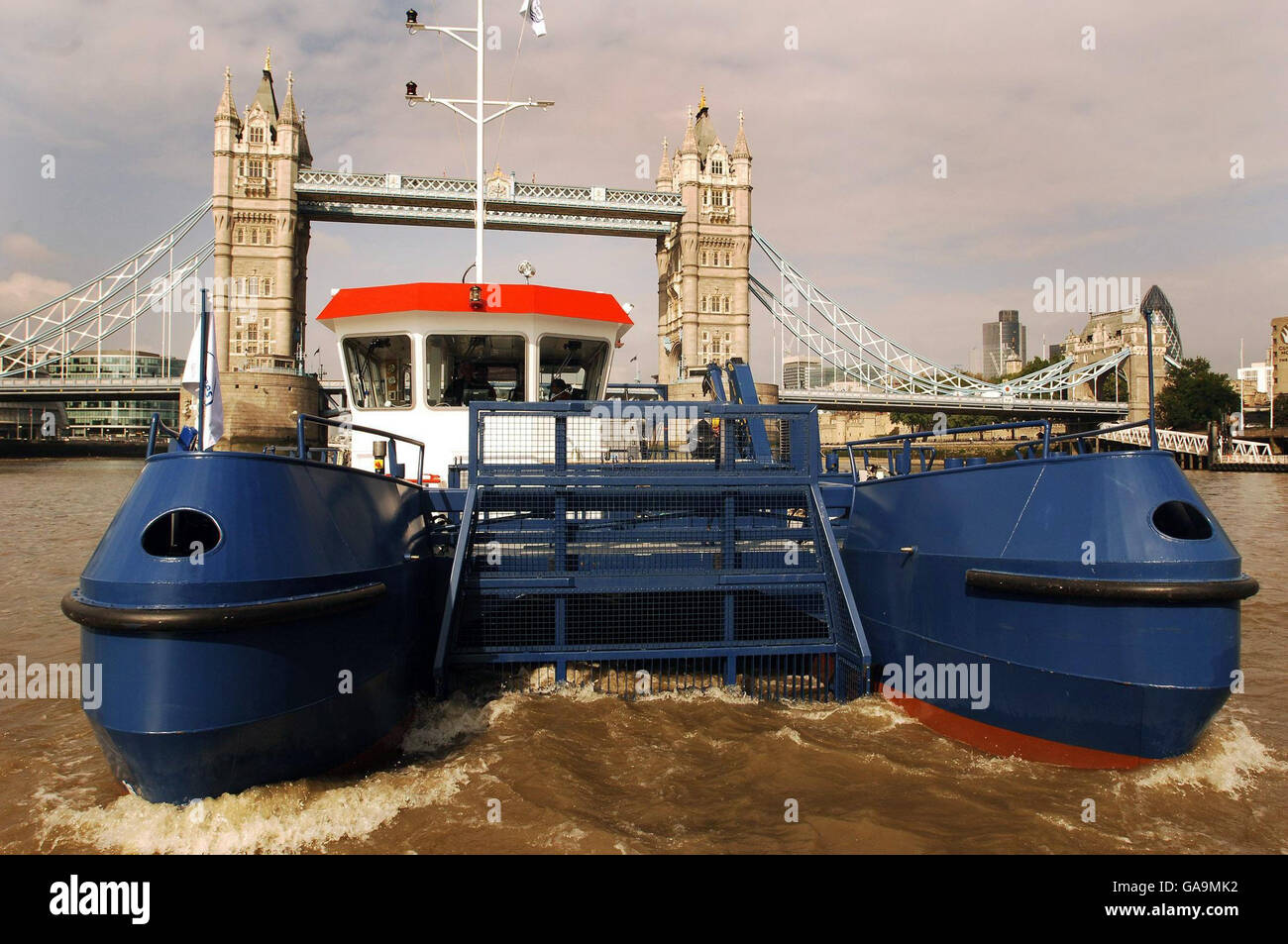 New boats to clean up the Thames Stock Photo - Alamy