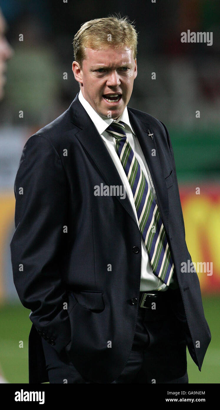 Republic of Ireland manager Steve Staunton during the UEFA European ...